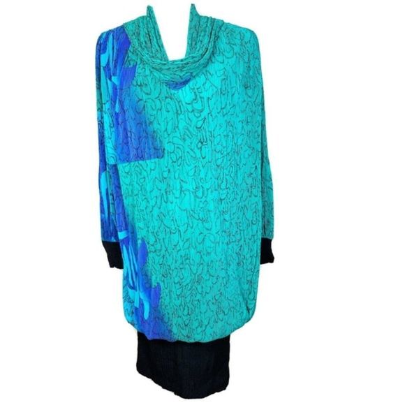Angenie | Dresses | 98s Angenie Accordian Pleated Mushroom Dress | Poshmark